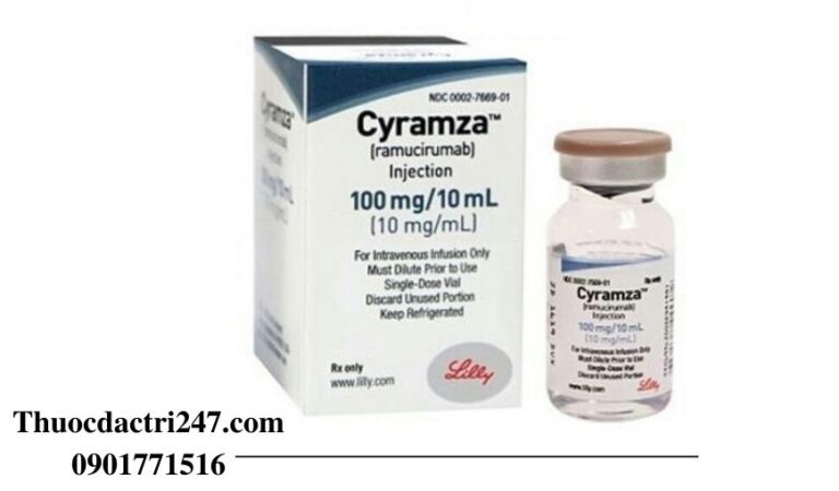 Thuốc điều trị ung thư Cyramza 500mg/50ml hộp 1 lọ