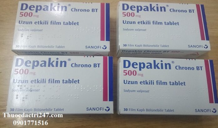 Thuốc Depakin Chrono 500mg - Điều Trị Bệnh Động Kinh