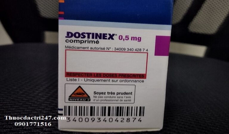 Thuốc Dostinex 0.5mg Cabergoline điều trị vô sinh ở phụ nữ