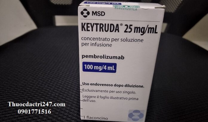 Thuốc Keytruda 100mg/4ml Merck điều trị các loại ung thư