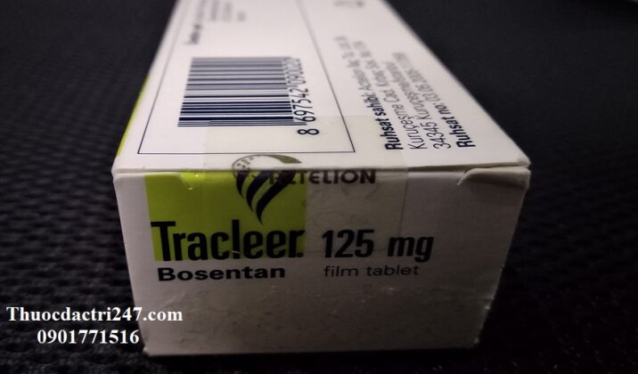 Thuốc Tracleer 125mg điều trị tăng áp lực động mạch phổi