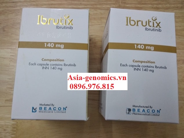 Thuốc điều trị ung thư máu Ibrutix 140mg hộp 120 viên